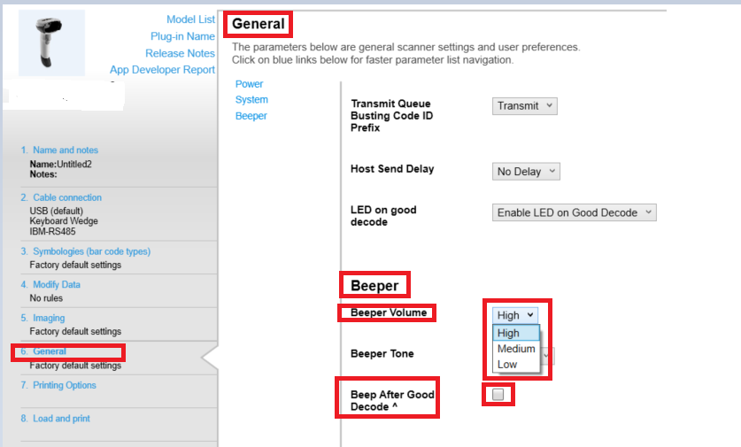 Lowering or Increasing Scanner Decode Beep Volume and Disabling or ...