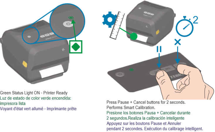 ZD420D 和 ZD420T 快速设置指南